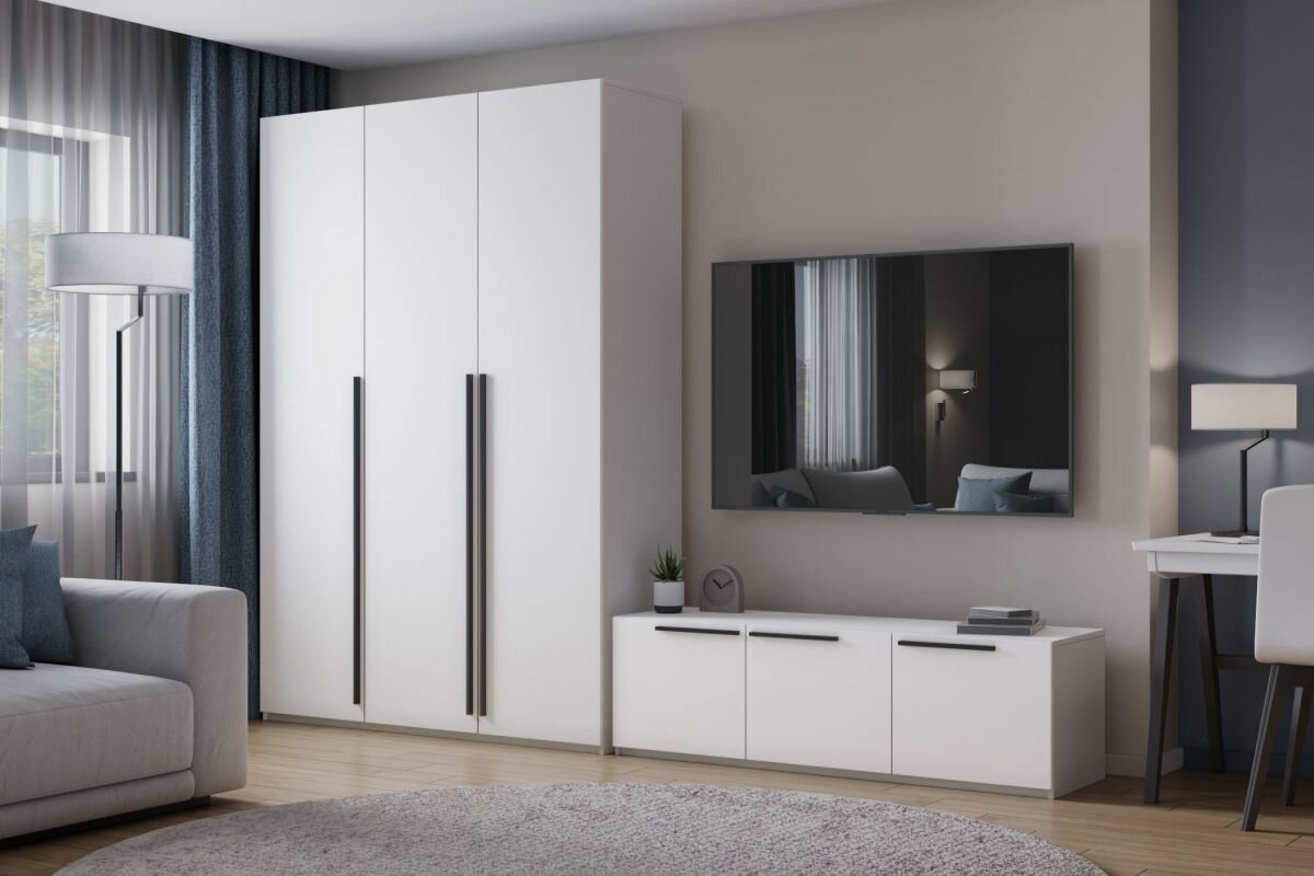 Гостиная Лорена Пакс-1 Белый для одежды 315*210*50