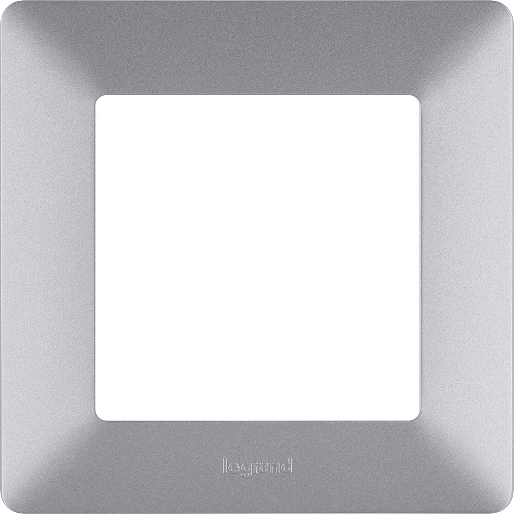 Рамка Legrand Valena LIFE 1 пост универсальная алюминий 754137