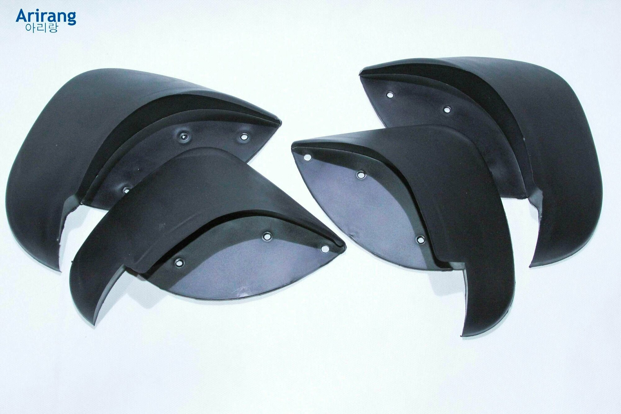 Брызговики Arirang ARG277704TAXI, для легковых автомобилей, комплект 4 шт, чёрные