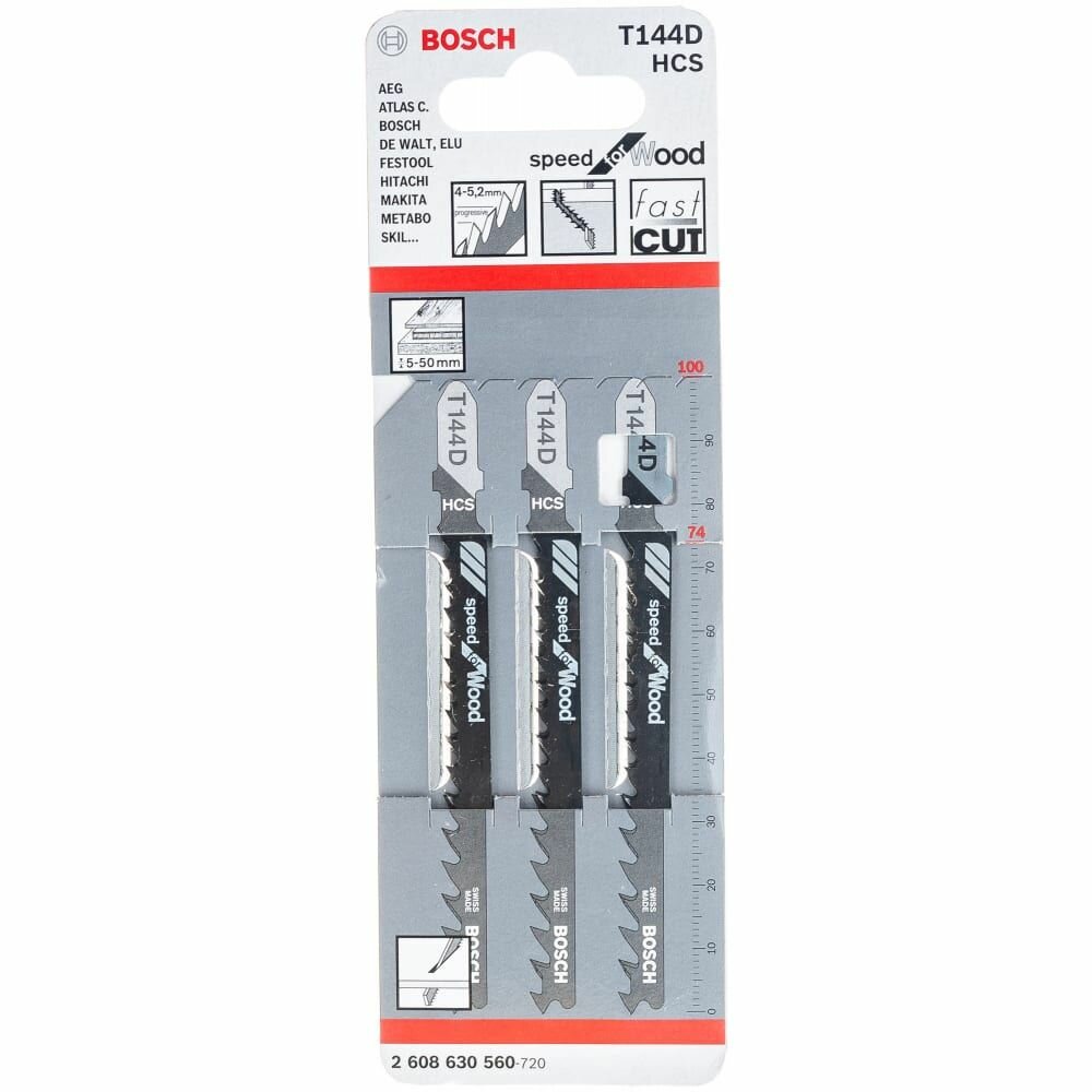 Bosch Пилки для лобзика 2.608.630.560