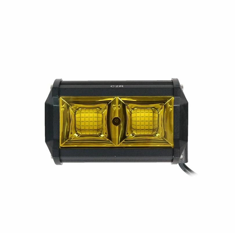 Светодиодная фара противотуманная дхо желтый свет 10-32V 2100LM (1 шт.)