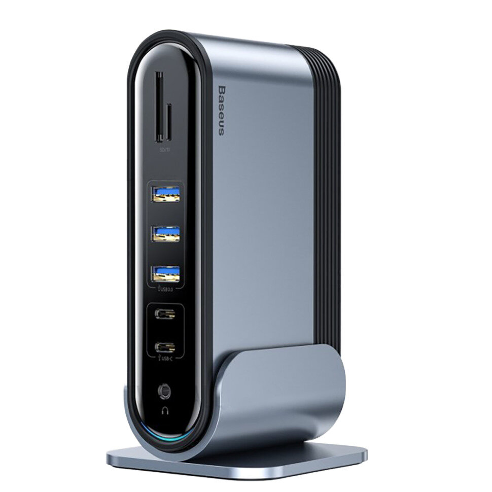 Хаб Baseus Working Station Multifunctional Type-C HUB Adapter Серый