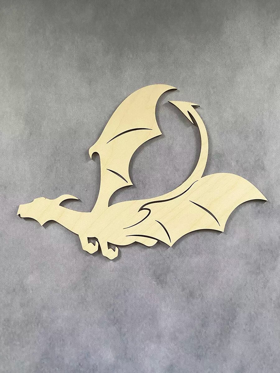Деревянные заготовки для декупажа Дракон