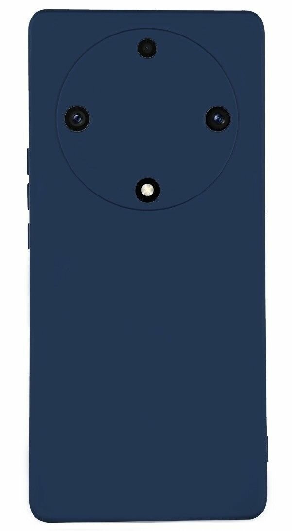 Накладка силиконовая Silicone Cover для Honor X9a синяя