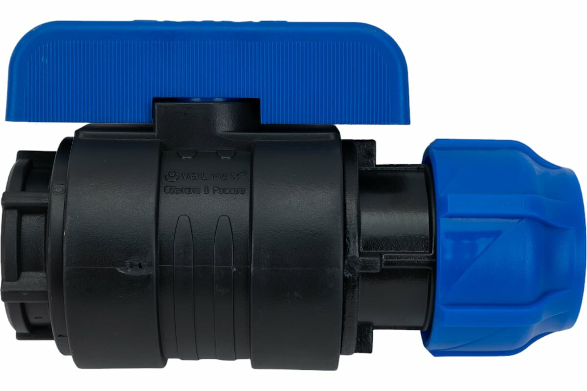 VALFEX шаровой кран ПНД компрессионный цанга внутренней резьбы 32x1' разборный