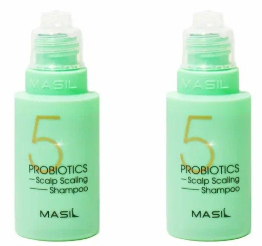 Шампунь Masil 5 Probiotics Scalp Scaling Shampoo, 50 мл, 2 шт