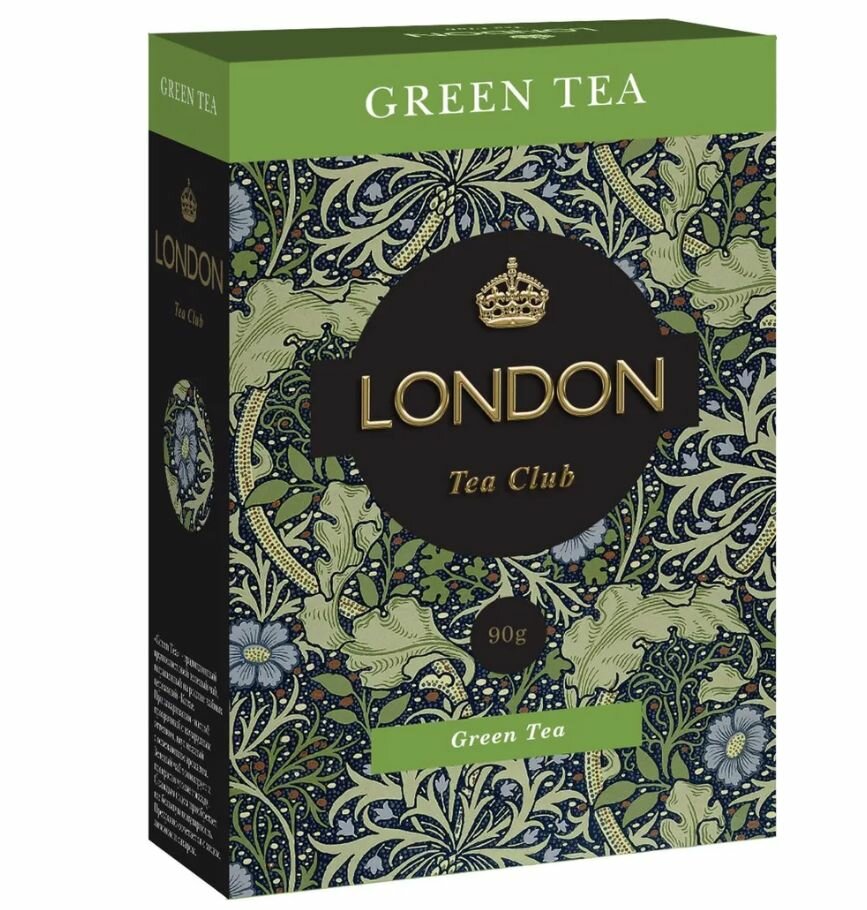 London Tea Club Чай листовой Зеленый Green Tea,90 г