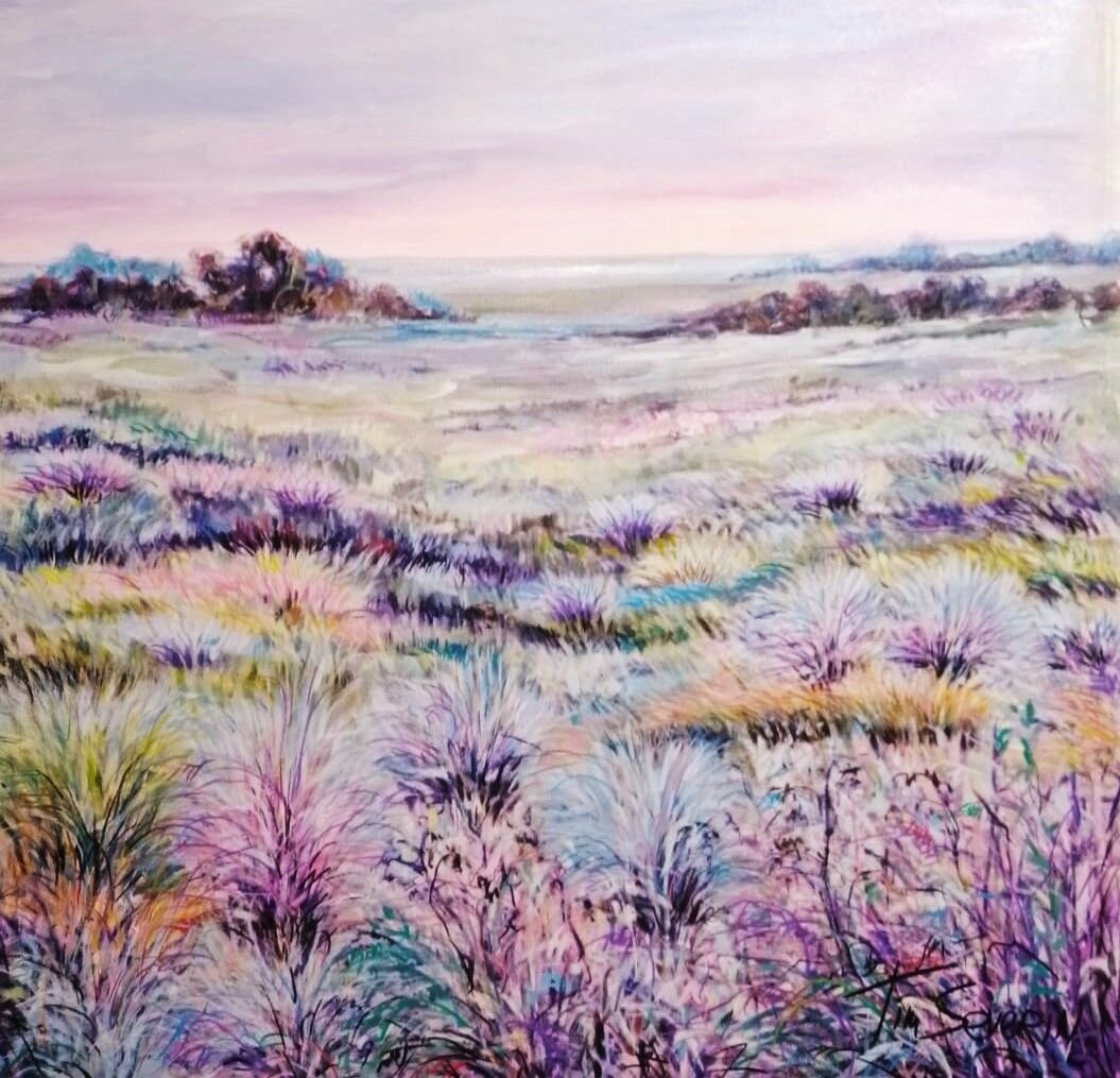 Картина авторская художника Tim Severin. 80/80 см. На холсте написана маслом, акрилом, пастелью.