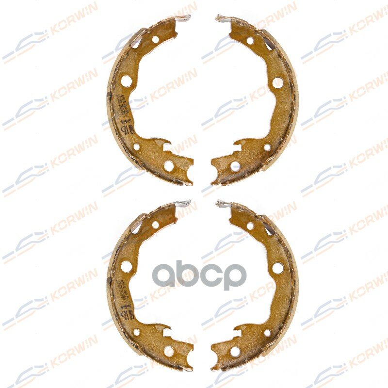Колодки тормозные стояночные. ECOLine. Nissan Juke 10-/Tiida 04-/X-Trail 07- KORWIN арт. KWBS0016E