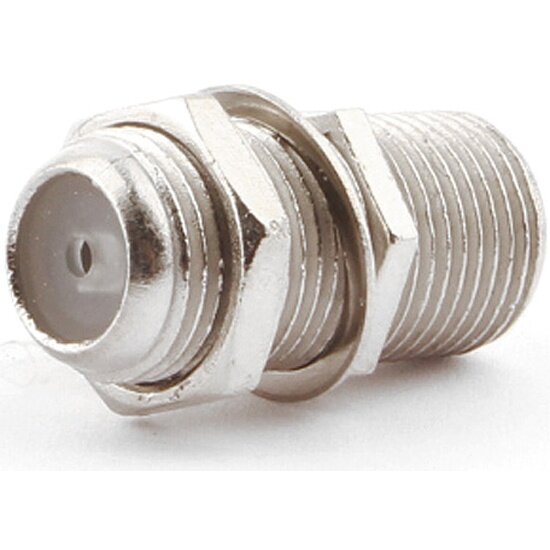 Соединитель Cablexpert APL-FF-01, F (мама) / F (мама) с гайкой и шайбой