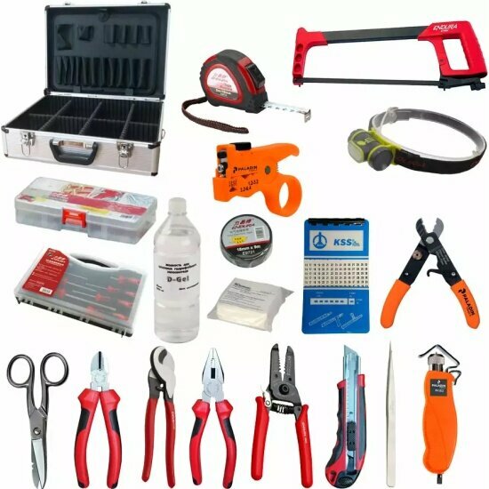 Набор инструментов Связькомплект НИМ-25 для монтажа ВОК