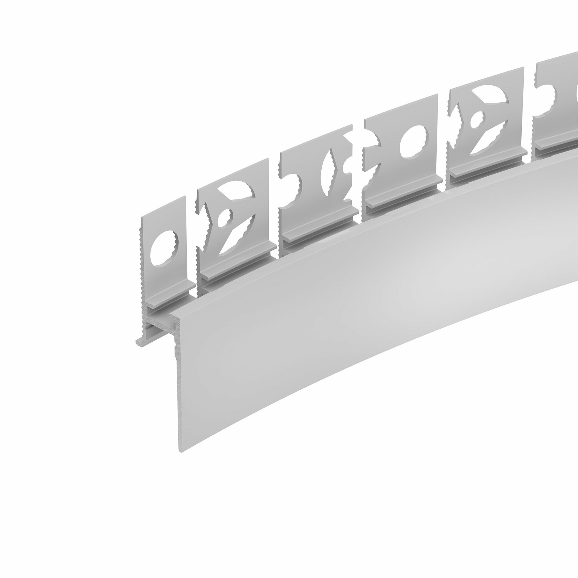 Профиль Arlight Профиль PLINTUS-FANTOM-BENT-H20-SIDE-2000 WHITE (Arlight, Алюминий), 2м