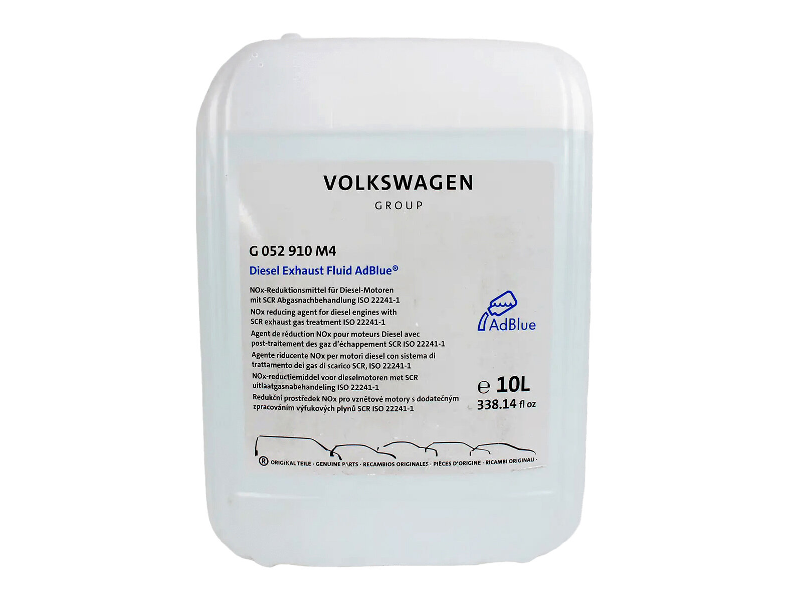 Жидкость ADBLUE VAG G052910М4 10л