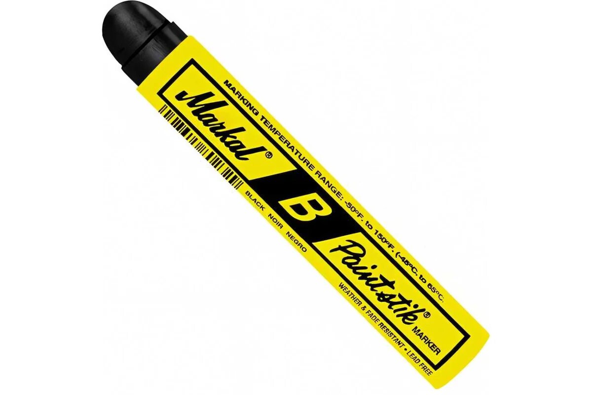 Markal Маркер-краска твёрдый Paintstik B чёрный 80223 - маркировка по металлу