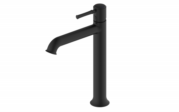 Смеситель для раковины высокий Wonzon&Woghand, Черный матовый WW-88019073-MB