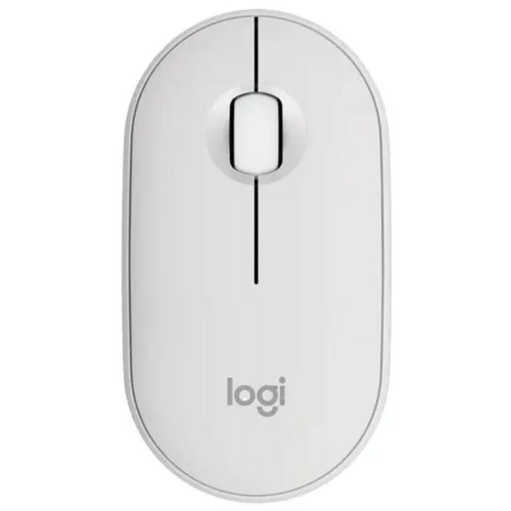 Logitech Беспроводная Мышь Pebble M350S White (910-007013) 2 кн. 4000 dpi