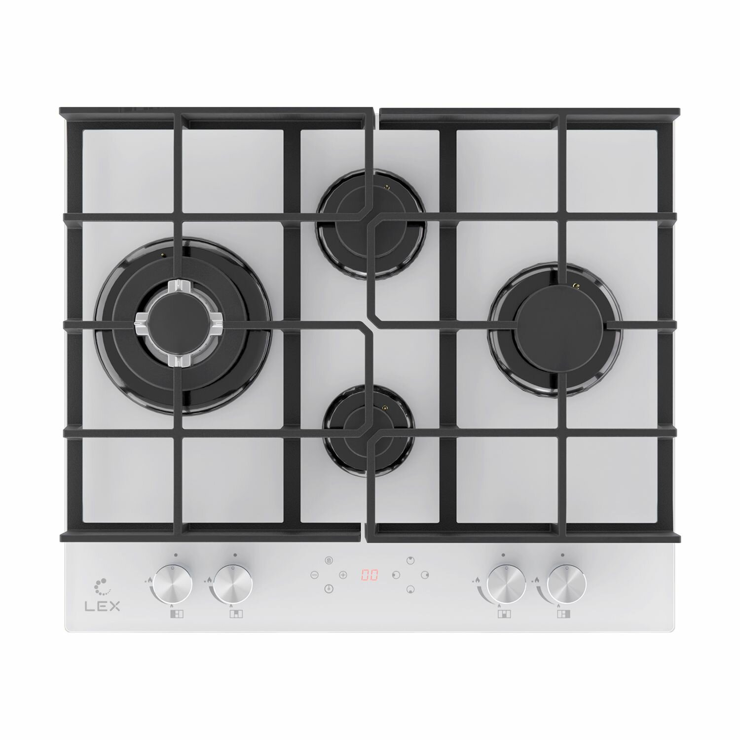 Варочная панель газовая LEX GVG 644 T WH, белый