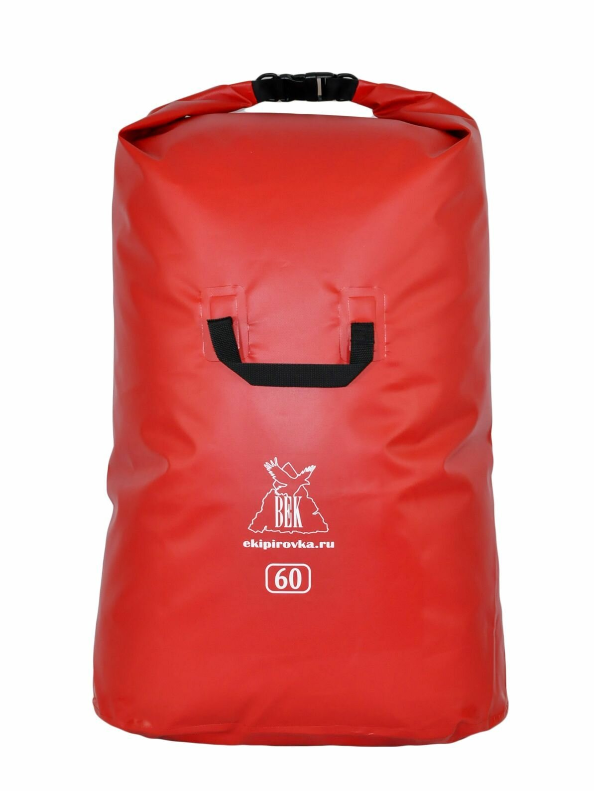 Гермомешок широкий Век Бегемот 60 л красный