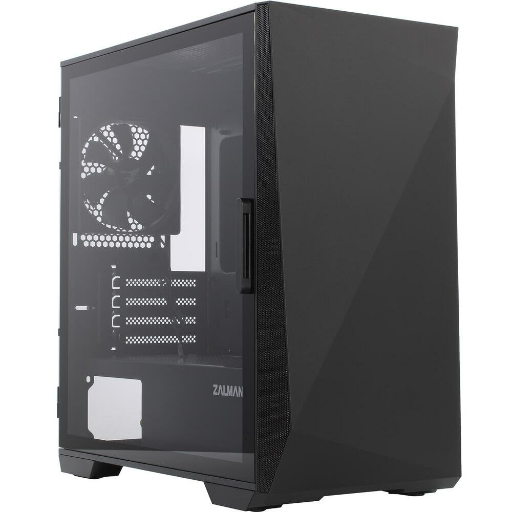 Корпус Midi-Tower Zalman Z1 Iceberg Black, mATX, боковое стелко, черный