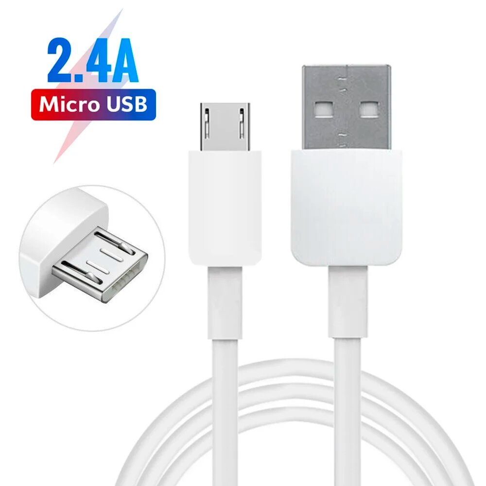 Кабель Micro Usb, длинный провод для зарядного устройства Android, 2-метровый USB-кабель для Samsung Galaxy S4 S6 S7 M10 S7 J3 J6 J7 J8 A6 A7 2018 1 м