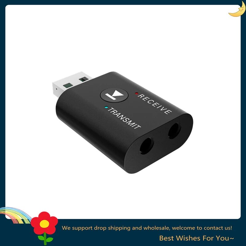 GRWIBEOU Bluetooth адаптер LV-B23 5.0