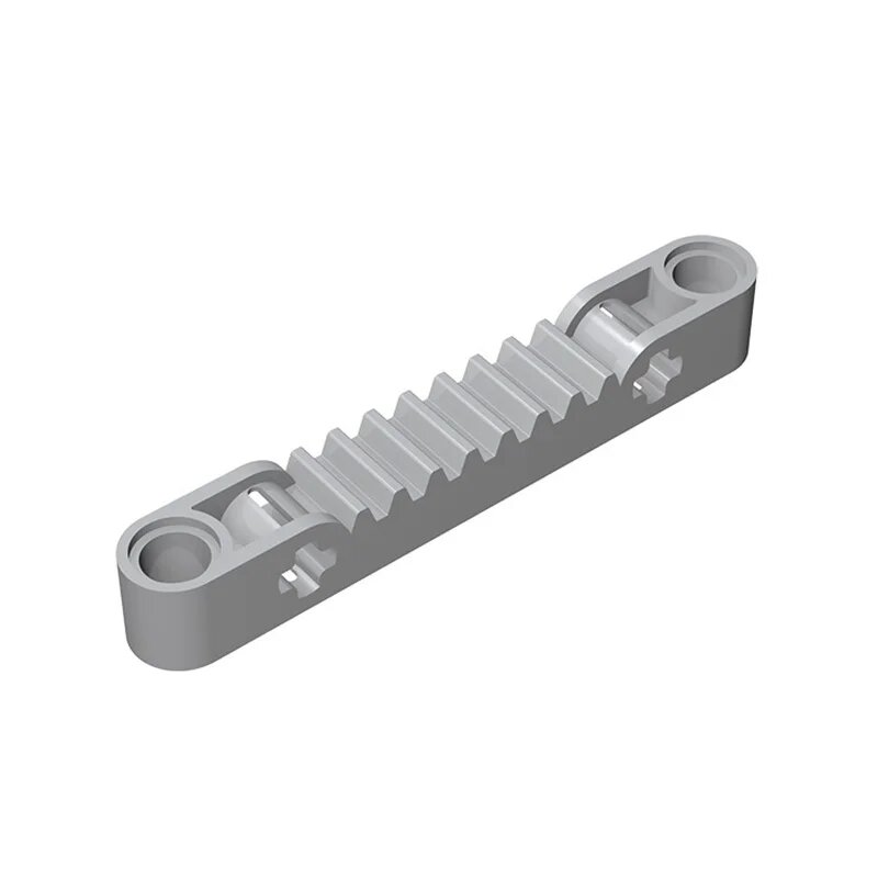 GOBRICKS Technic зубчатая рейка 1x7 10 шт. Серый, 071