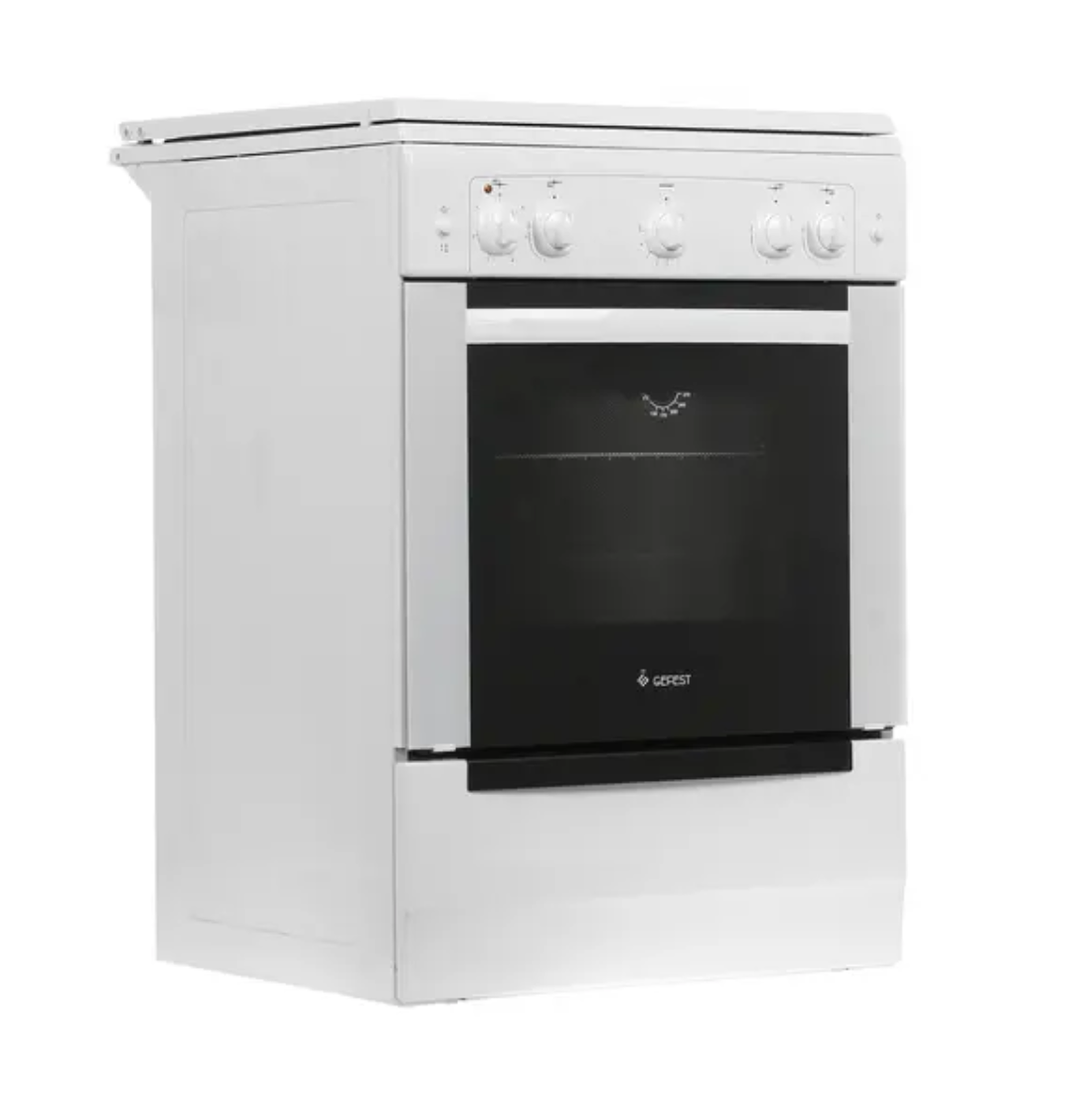 Плита Gefest 6110-020300, комбинированная, газовая, 52 л, белая