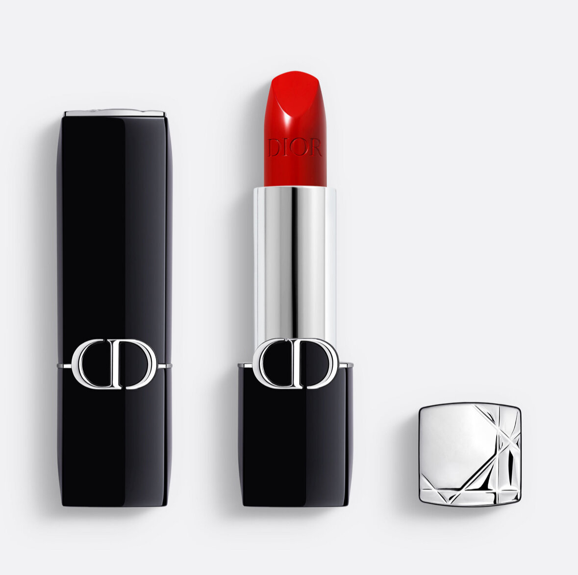 Губная помада DIOR Rouge Dior 3.5 г | Сатиновый финиш и увлажнение | Тон 999 Satin