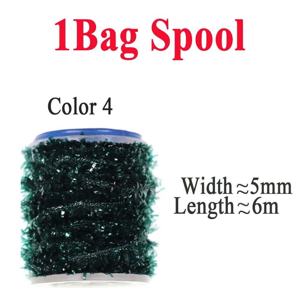 Vtwins Кристалл лед синель Стример для мух 1pcs 4