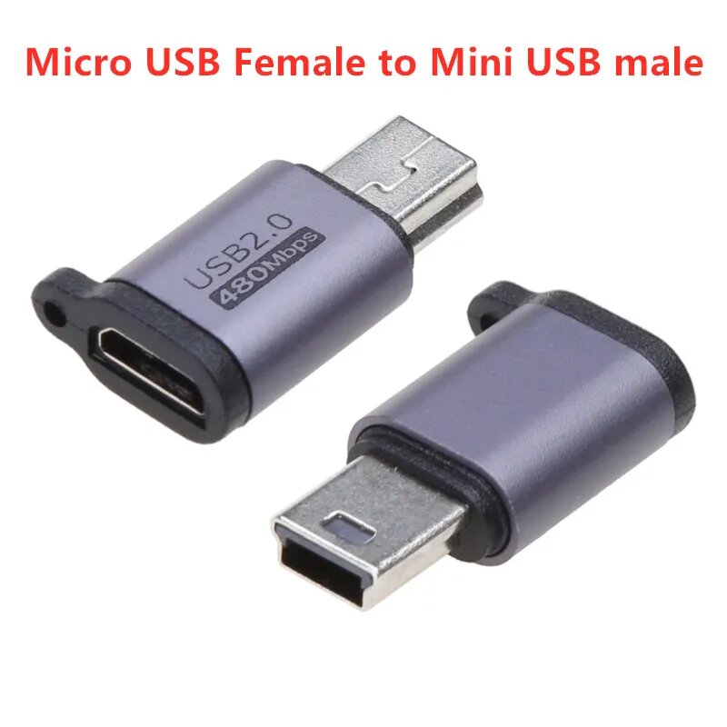 Адаптер Type C на Micro USB/Mini USB Micro to Mini USB