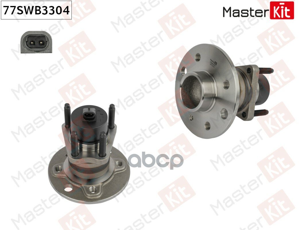 Ступица в сборе с подшипником задняя MasterKit арт. 77SWB3304
