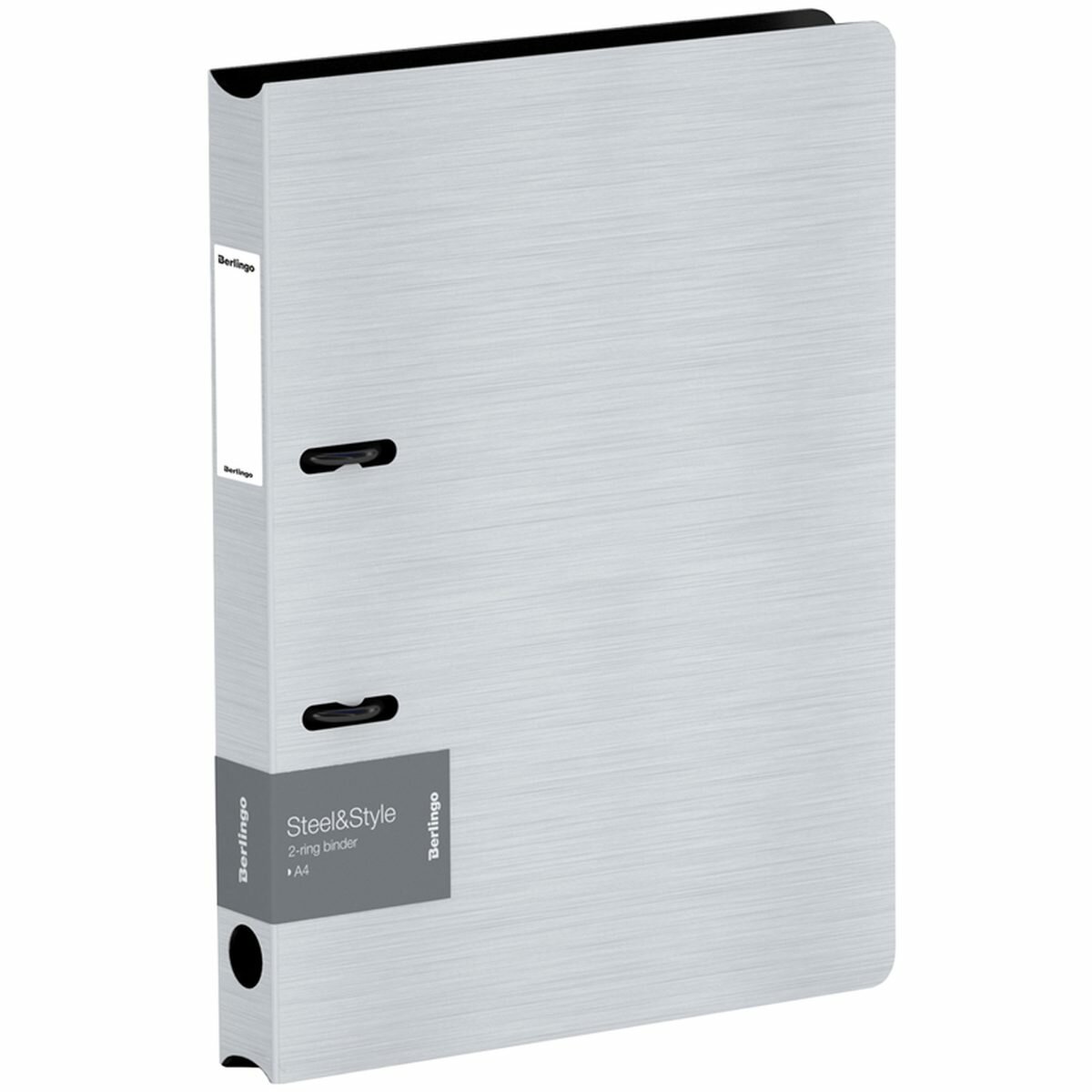Папка на 2-х кольцах Berlingo Steel&Style (А4, корешок 35мм, D-кольца, 2000мкм) белая (PPf_95004)