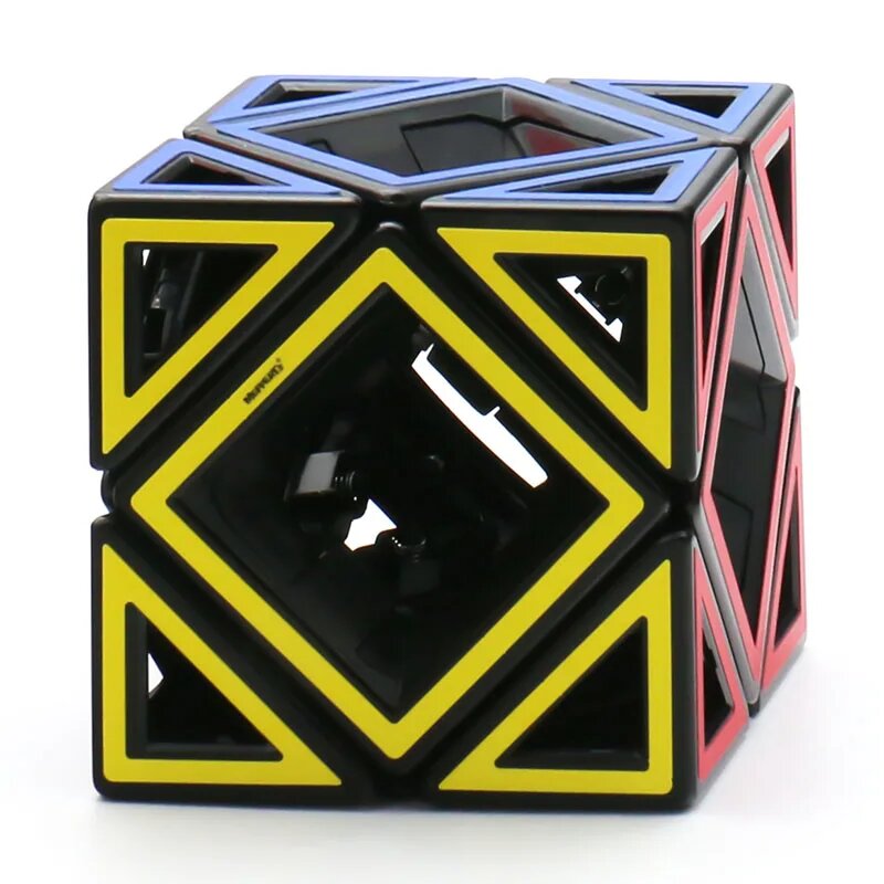 Meffert's Hollow Skewb Void Magic Cube, черный