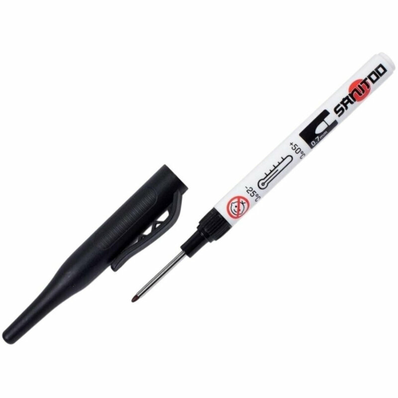 Маркер для отверстий и труднодоступных мест SANITOO 0,7 - 1 мм (черный), 2168546