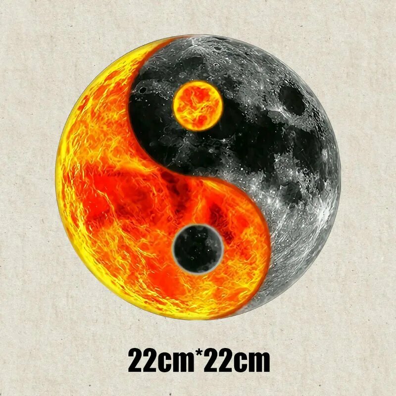 Термотрансферная нашивка Тай-Чи Инь Янь Рыба SXTH00257-4