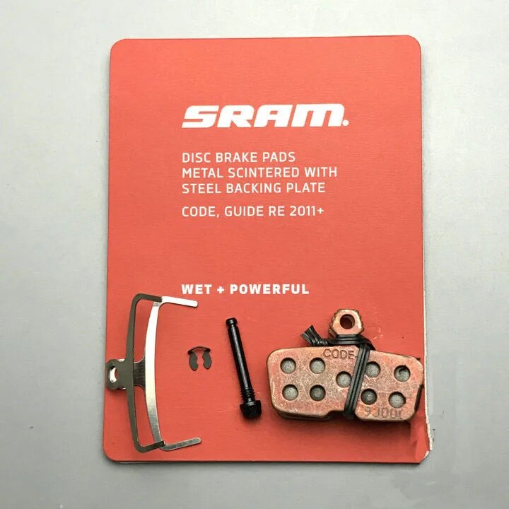 Тормозные колодки SRAM CODE, GUIDE RE 2011+, органические WET PWR
