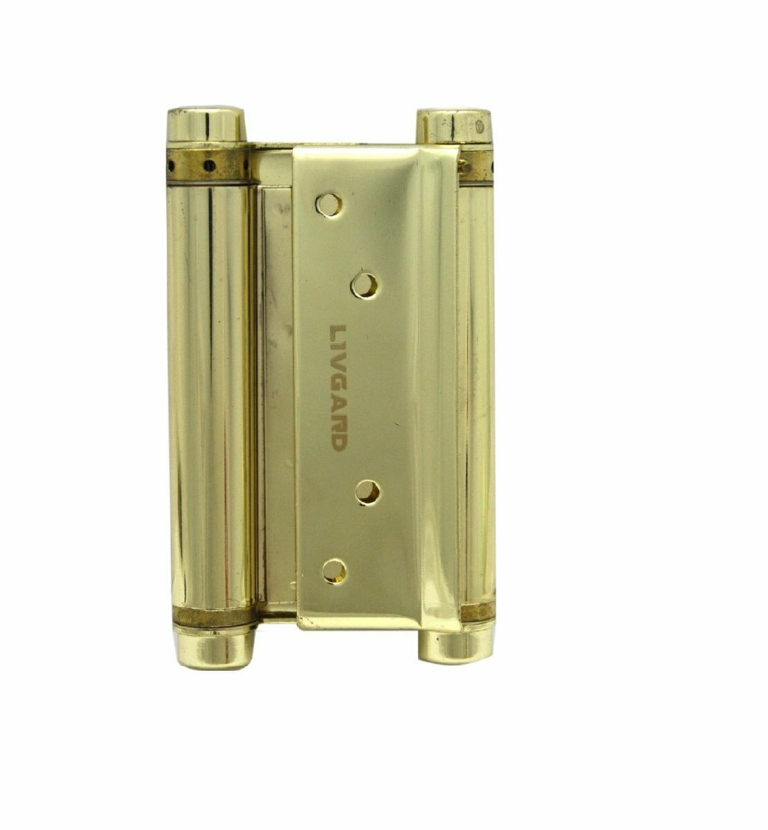 Петля пружинная двухсторонняя LIVGARD HS 80 PB Полированная латунь( 2 штуки)