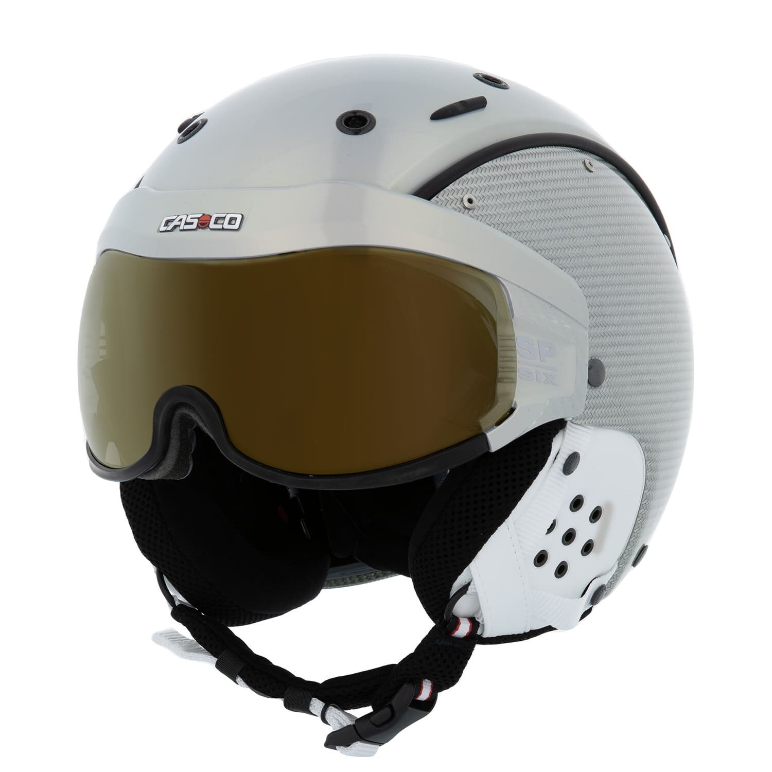 Шлем с визором Casco SP-6 Limited Carbon Color Shift Silver (US: M)