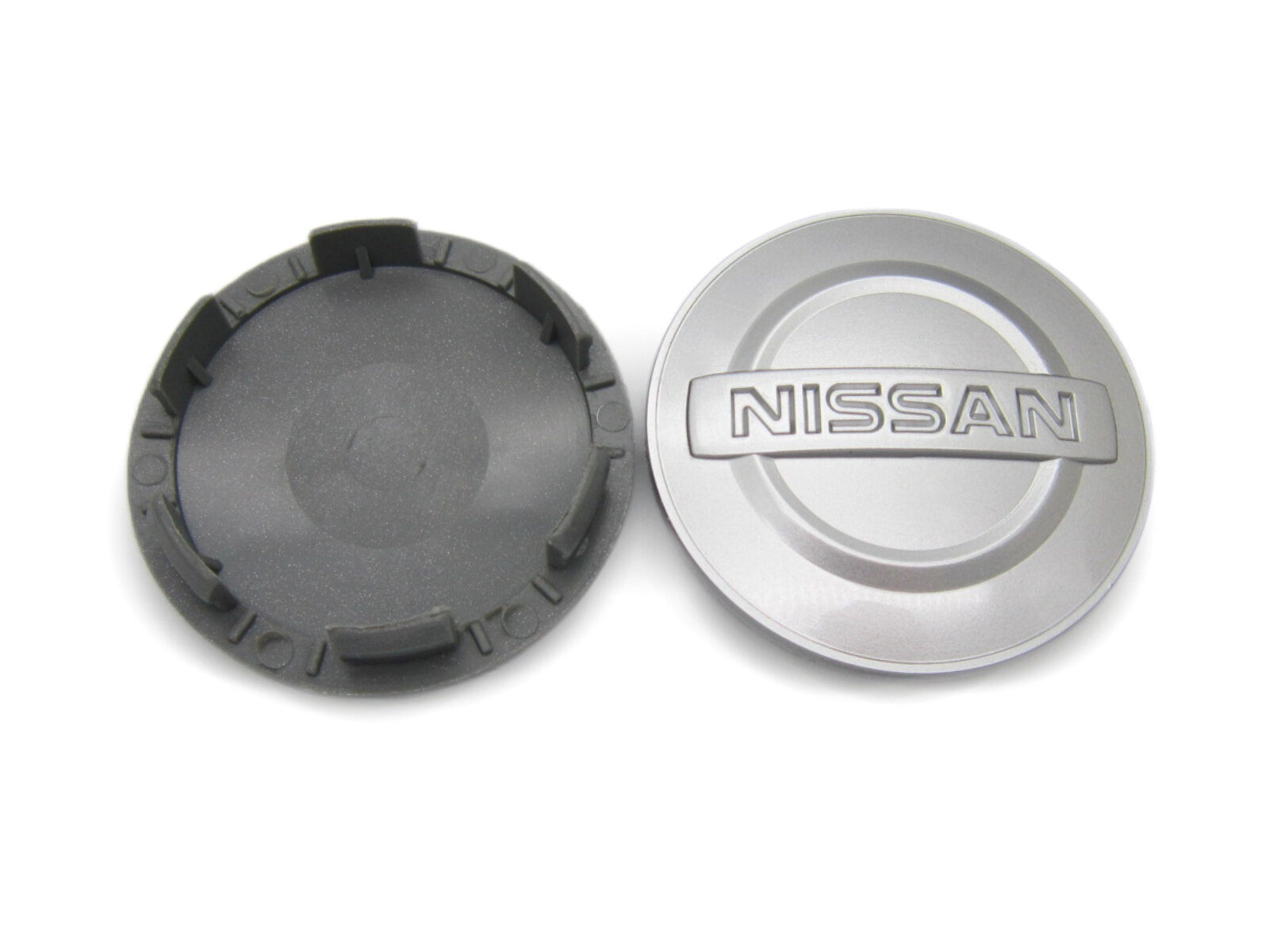 Колпачок, заглушка для литого диска КиК Ниссан серебристый 62/55/10, 1 шт.