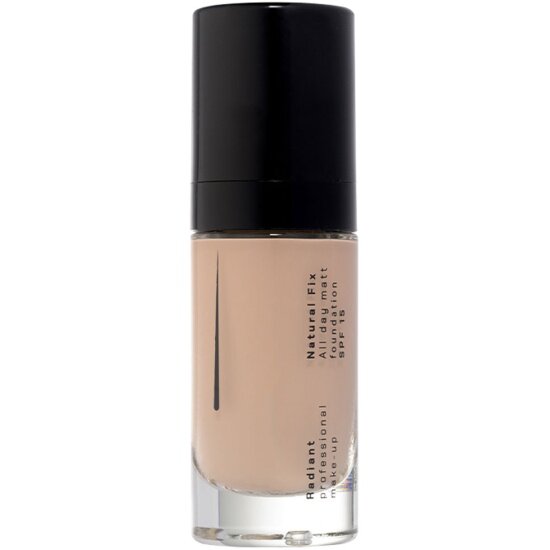 Стойкий матирующий тональный крем Radiant Professional Make-up NATURAL FIX SPF 15, тон 102 средний беж