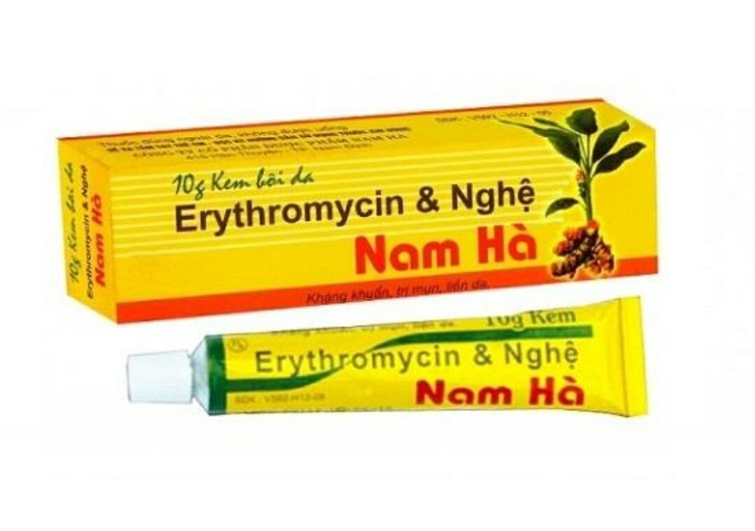 Крем для лица и рук с куркумой Nam Ha, антимикробный и ранозаживляющий, Вьетнам, 10 гр