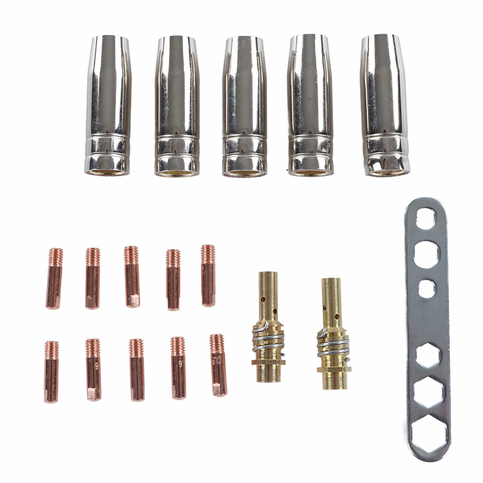 Комплект защитных сопел и соединителей для MIG горелок MB15/15AK