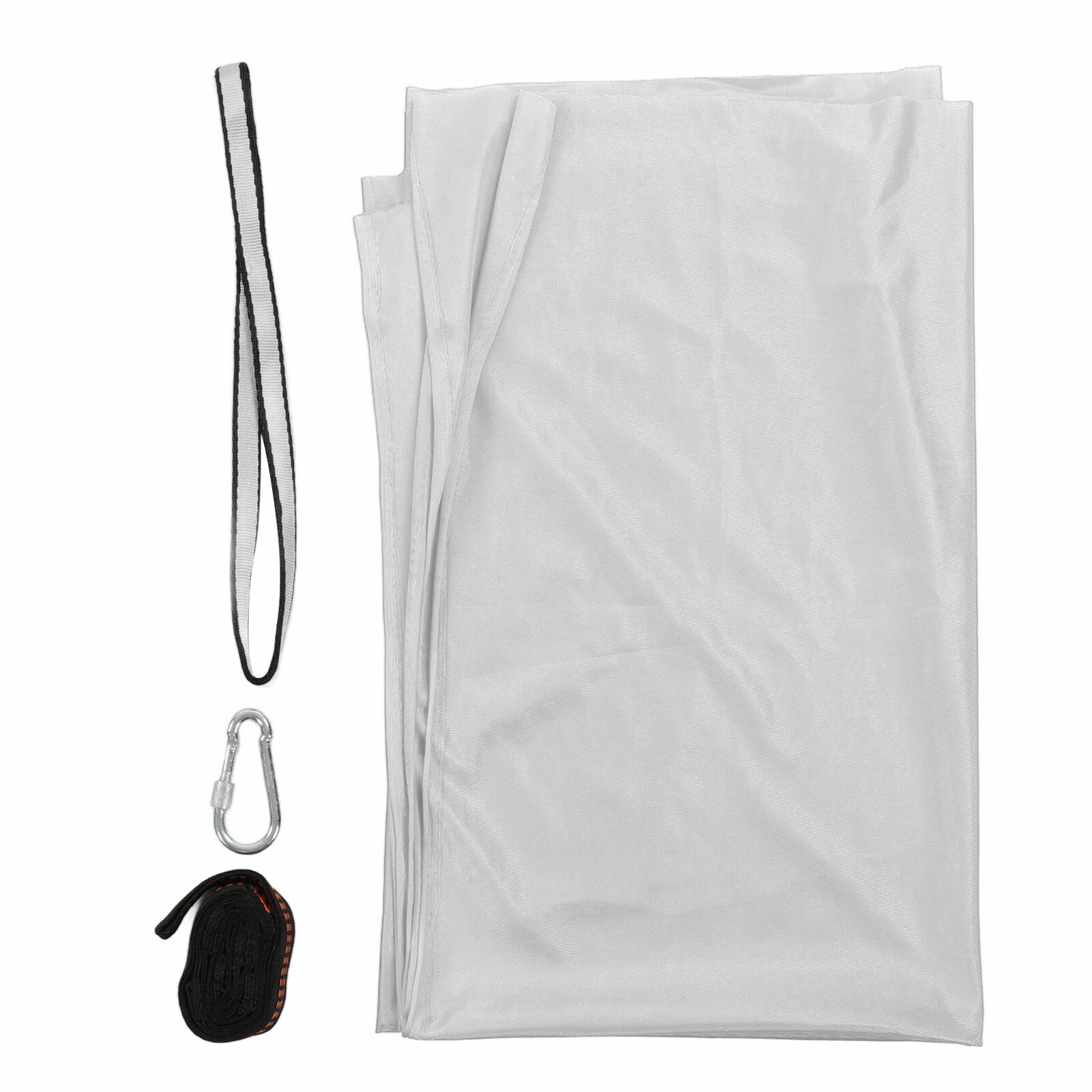 Детский гамак из полиэстера, эластичный, удобный, детский сенсорный воздушный гамак для йоги для дома и улицы, серебристо-серый