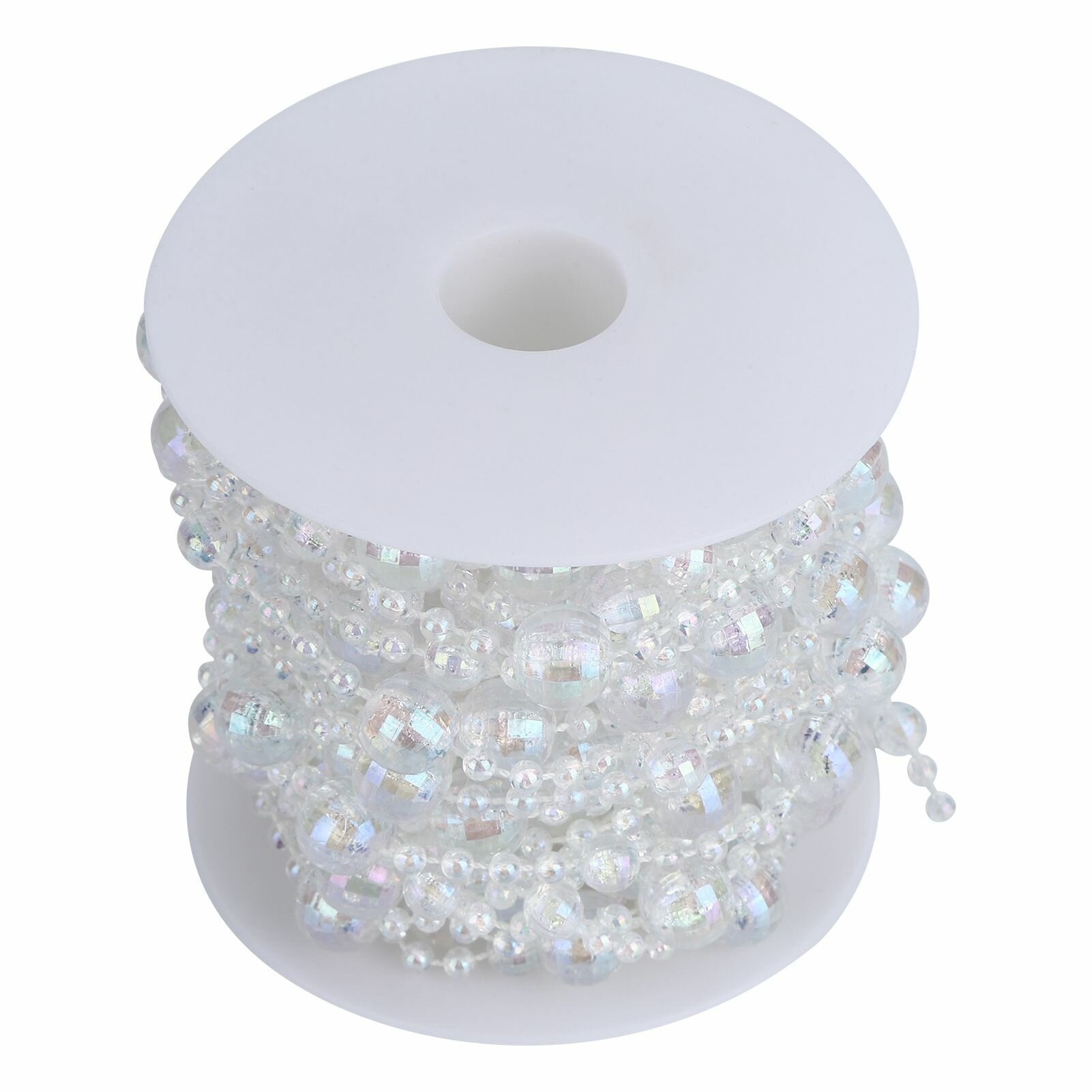 Гирлянда из акриловых бусин длиной 32,8 фута для свадебного декора, материалы для самостоятельного изготовления занавесок для вечеринок, лёгкая декоративная подвесная гирлянда для мероприятий