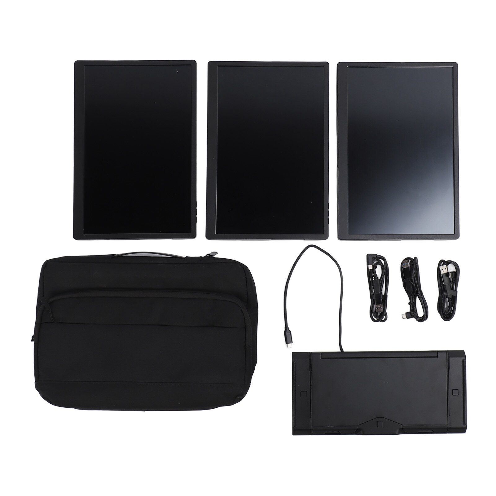 13,3 дюйма с тройным портативным дисплеем Многофункциональный Diy Thin Thin Extender для ноутбука 11,6–17 дюймов для офисных акций