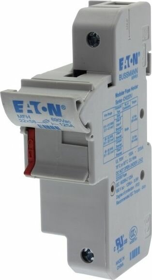 Держатель BUSSMANN CH221DU Держатель предохранителей низкое напряжение 125 A AC 690 V 22 x 58 мм 1P IEC UL 1шт