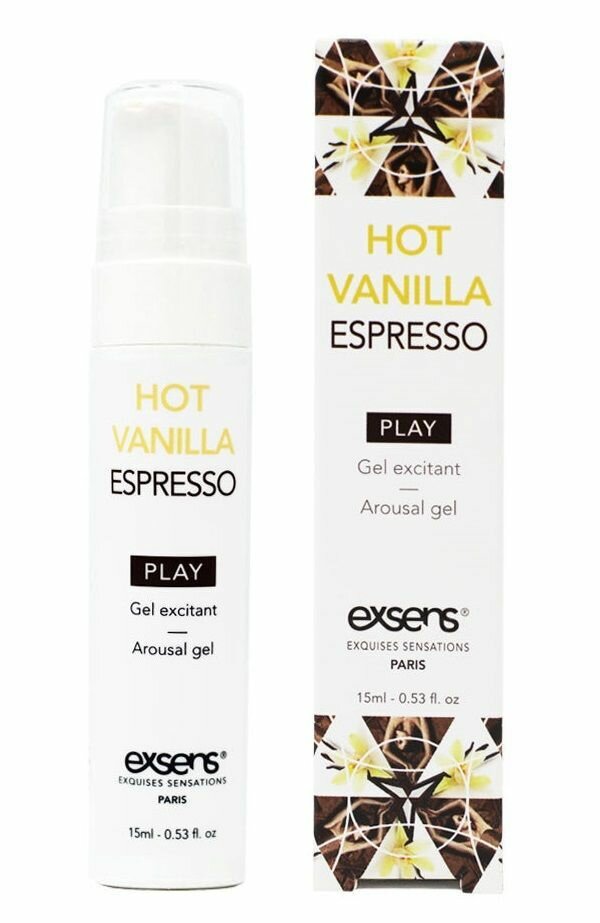 Возбуждающий гель Hot Vanilla Espresso Arousal Gel - 15 мл, exsens, Франция