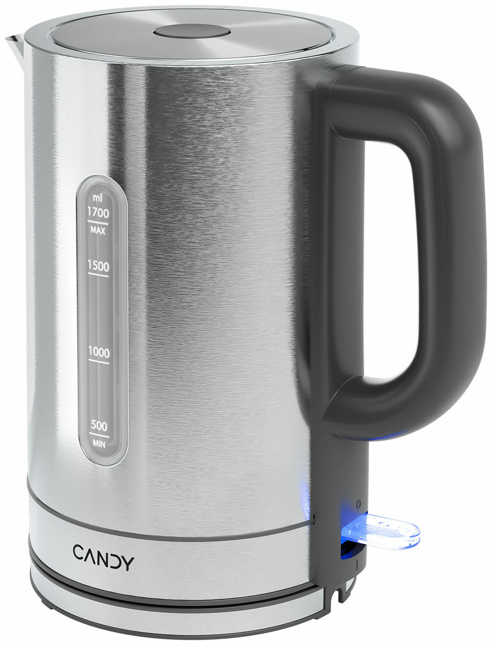 Электрический чайник CANDY CK-204, серебро, 1.7л, 2200Вт, нержавеющая сталь