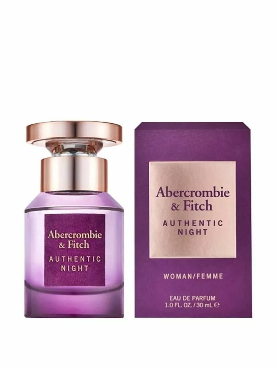 ABERCROMBIE & FITCH Authentic Night Women, Парфюмерная вода 50 мл