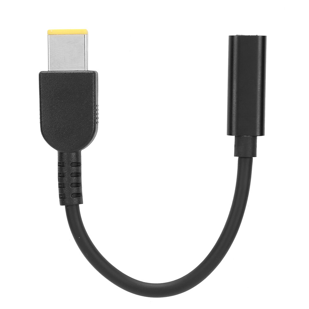 Адаптер TypeC от Розетки к Постоянному току для Lenovo Power Line Квадратный Порт 11 x 5,0 мм Штекерный Кабель 17 см